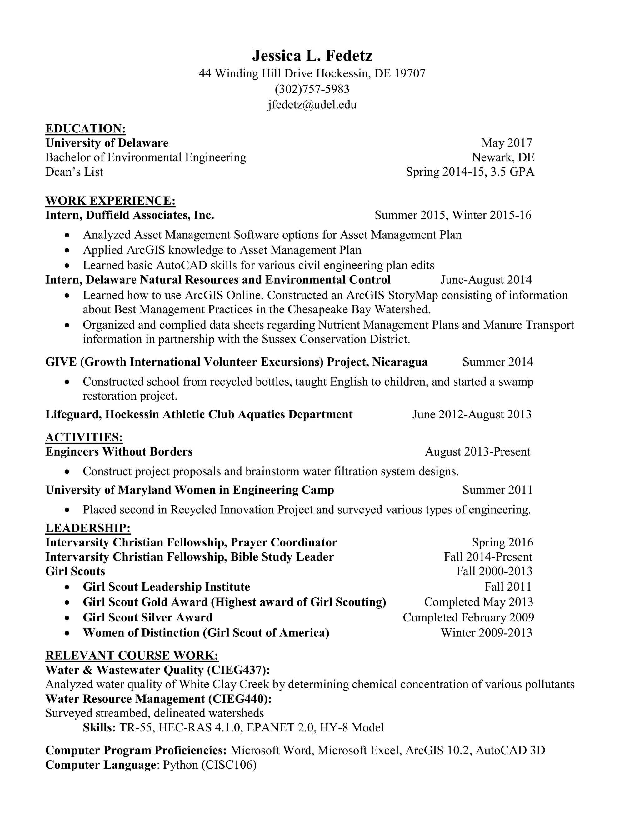 Resume 2015-16 | PDF