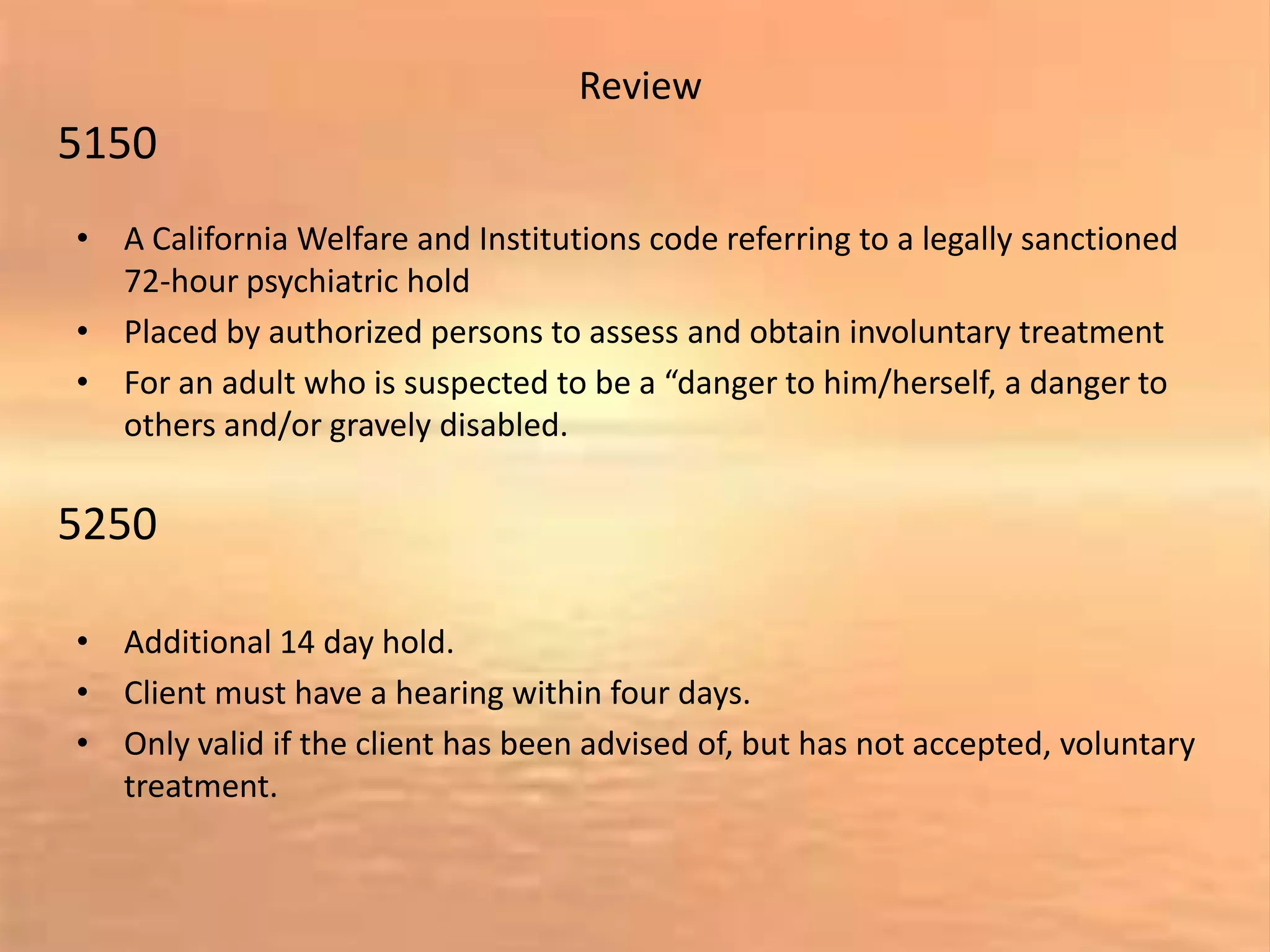 Restpadd Legal Holds | PPT