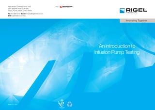 Guide to Infusion Pump Testing USA by Rigel Medical | PDF
