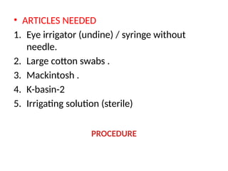 515257129-EYE-IRRIGATION by Dr.Raafat .pptx | First Aid | Injuries