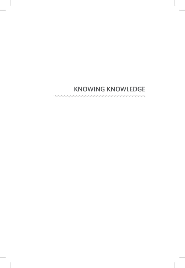 Siemens knowing-knowledge | PDF | Science