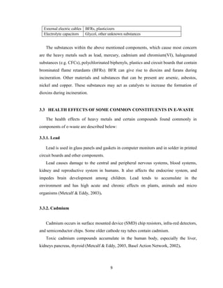 e-waste-management report | DOCX