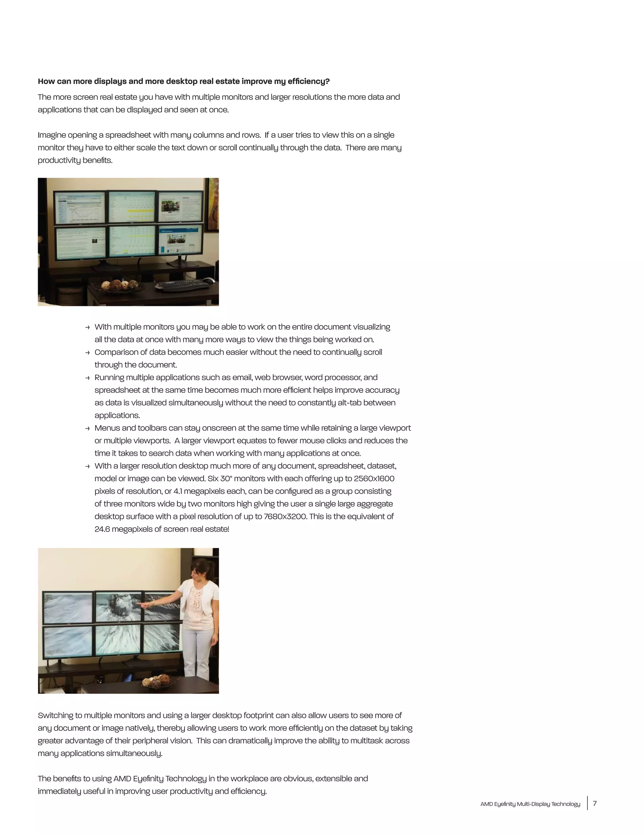 AMD Eyefinity Multi-Display Technology | PDF