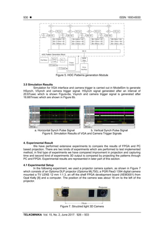 FPGA Based Pattern Generation and Synchonization for High Speed Structured Light 3D Camera | PDF