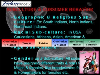 Culture & Sub Cultures | PPT