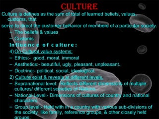 Culture & Sub Cultures | PPT