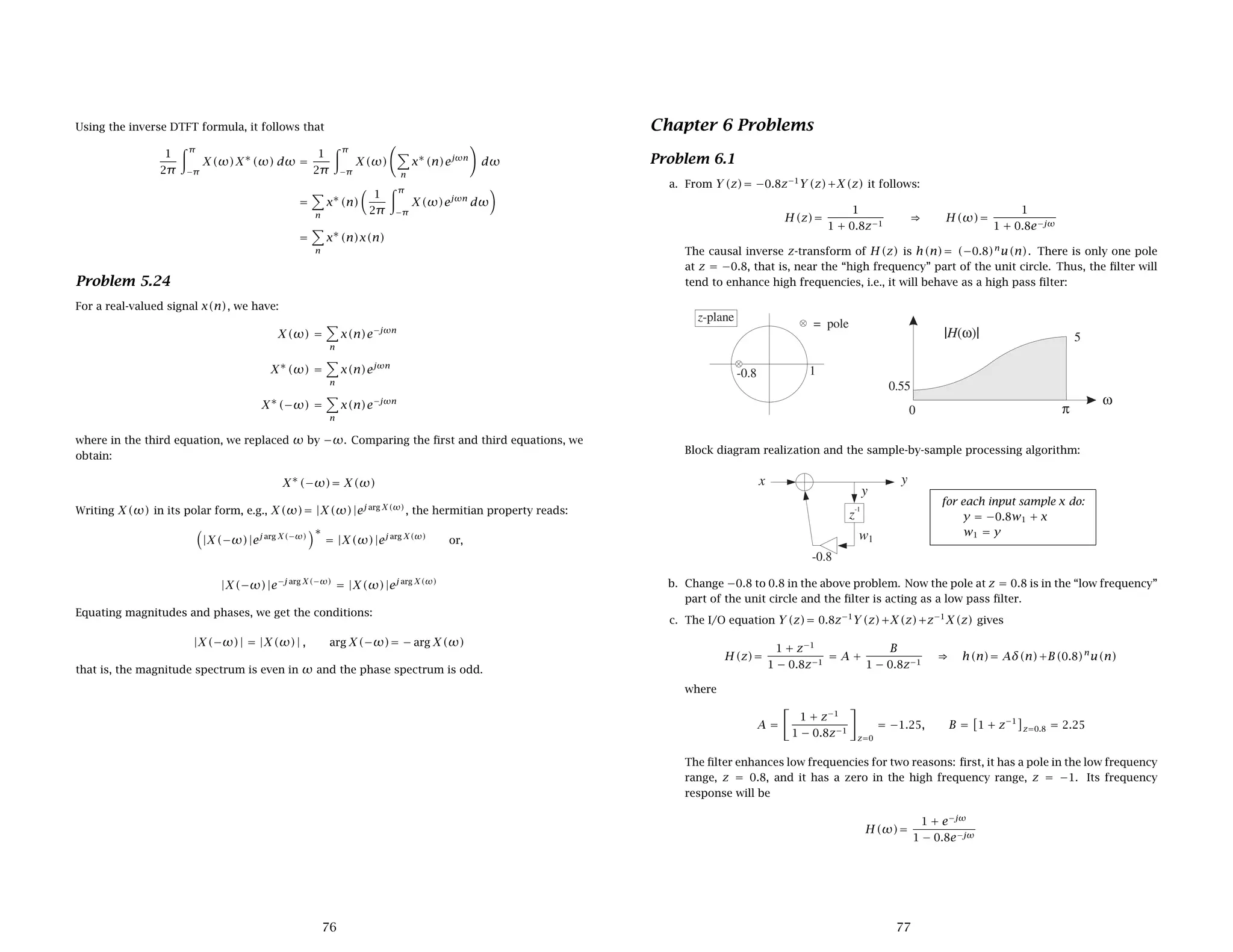 Introduction to Signal Processing Orfanidis [Solution Manual] | PDF