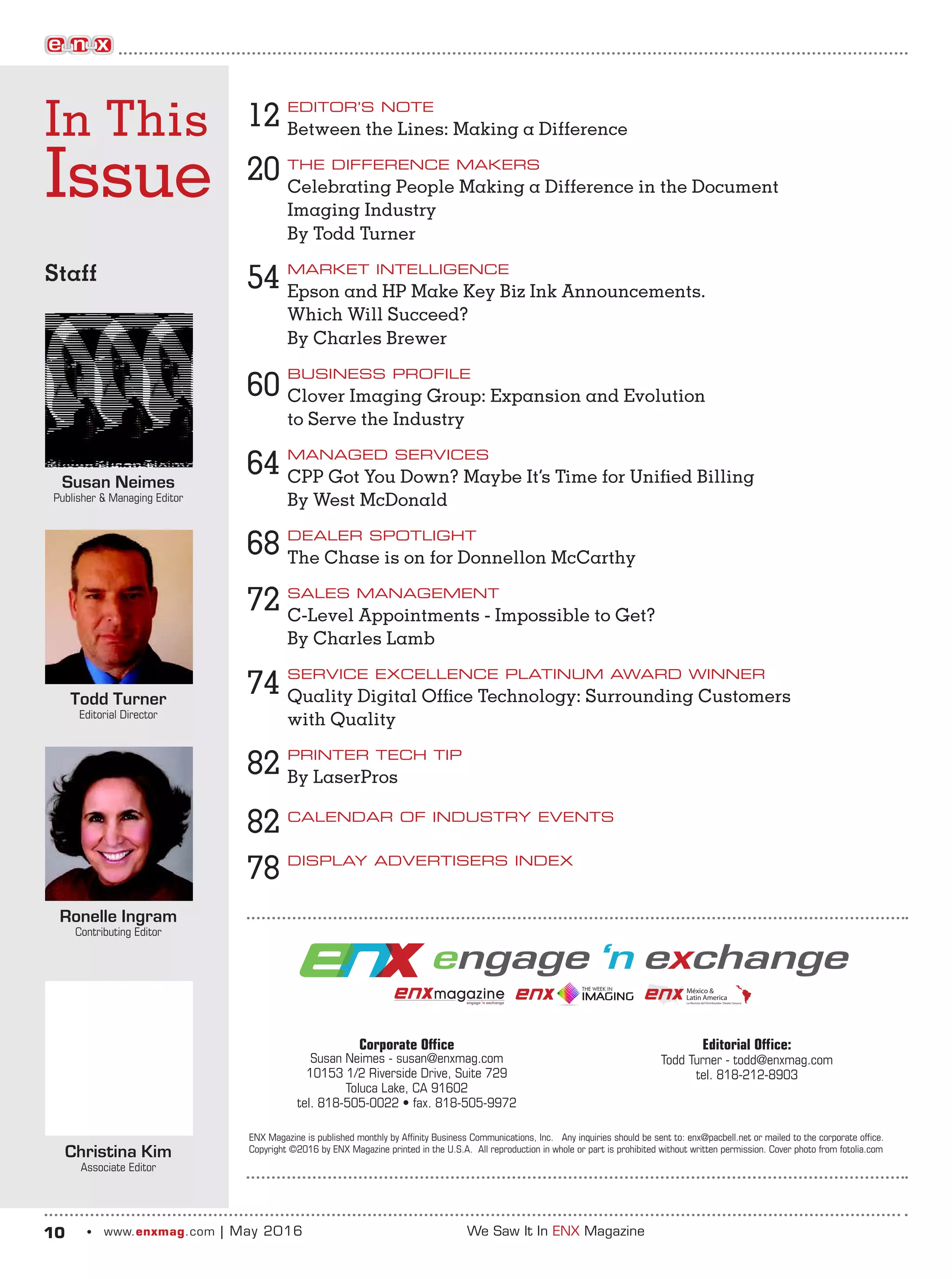 ENX Magazine_Difference Makers 16 May | PDF