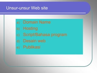 Internet dan Dasar web | PPT
