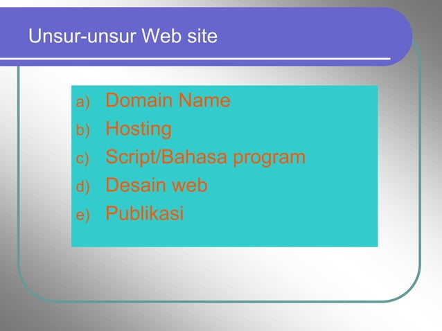 Internet dan Dasar web | PPT