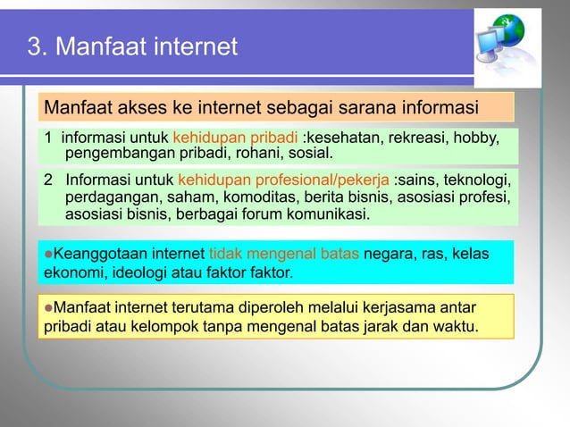 Internet dan Dasar web | PPT