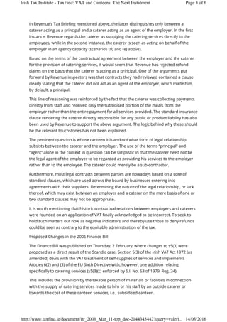 VAT on Canteens | PDF