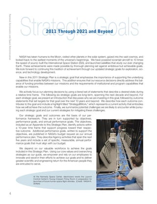 NASA Strategic Plan - 2011 | PDF
