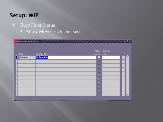 oracle manufacturing outside processing ebs.pptx | Business | Business ...