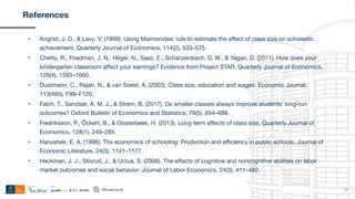 The Long-Term Impact of Primary School Class Size on Employment ...