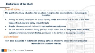 The Long-Term Impact of Primary School Class Size on Employment ...