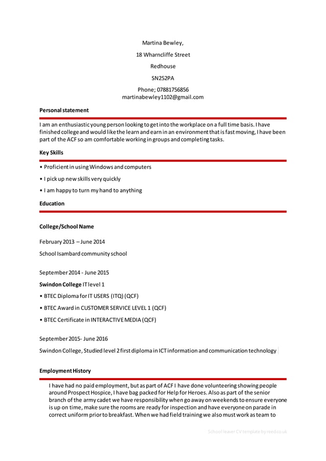 Martinas cv v2 | DOCX