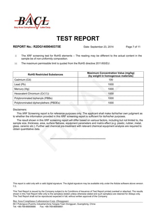 AGC Lighting_high bay_RoHS cert | PDF