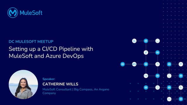 Washington DC MuleSoft Meetup: CI/CD Pipeline with MuleSoft and Azure DevOps | PPT