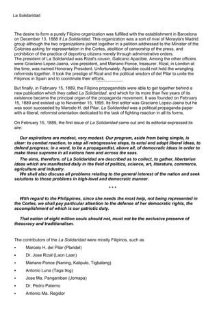 517557932-La-Solidaridad. OVERVIEW FOR CHAPTER 9 docx | PDF