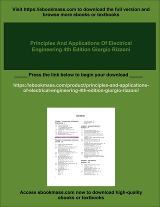 Principles And Applications Of Electrical Engineering 4th Edition ...