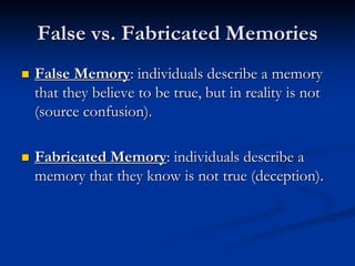 APS_Kaasa, Laney, Loftus_2007 | PDF