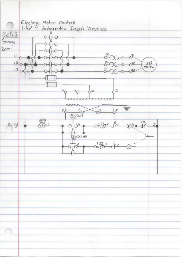 Motor Control Wire Diagram 7 | PDF