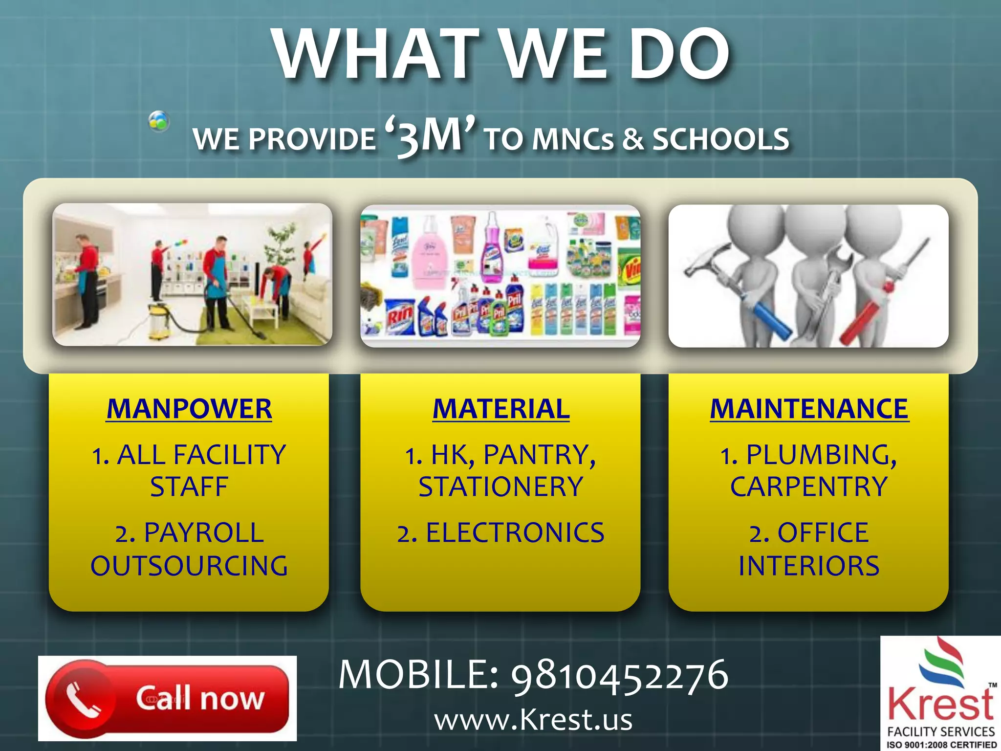 Krest Facility Services PPT | PDF