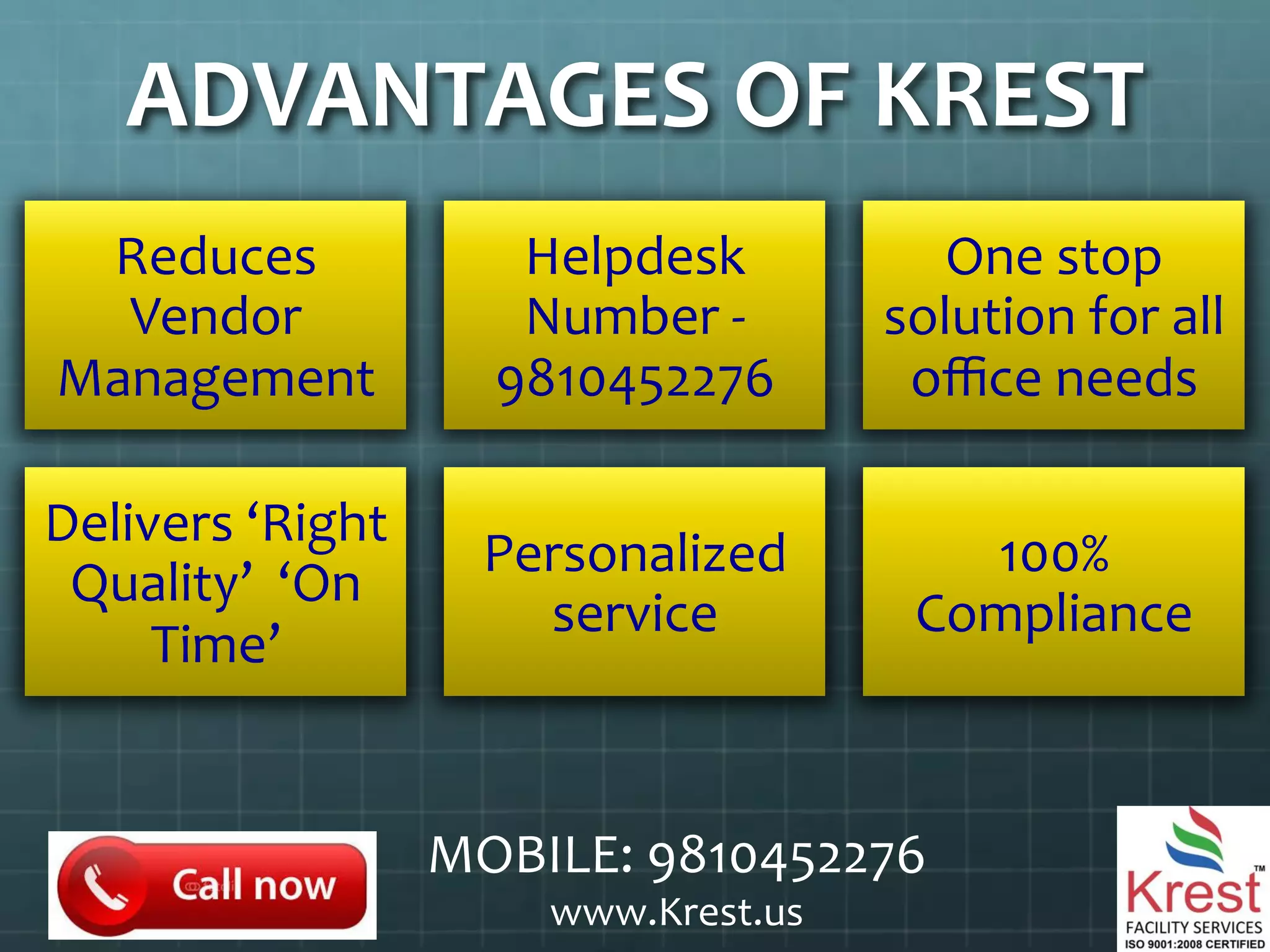 Krest Facility Services PPT | PDF