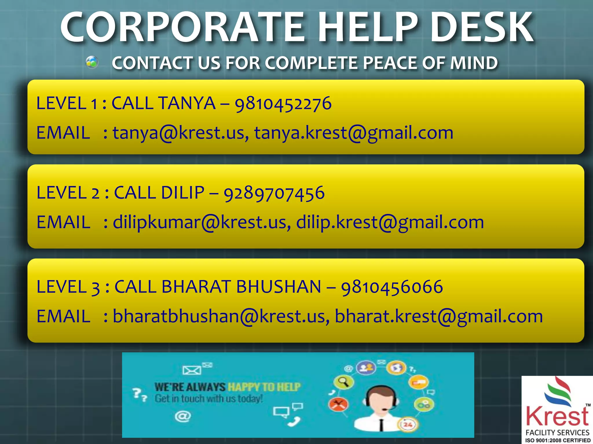 Krest Facility Services PPT | PDF