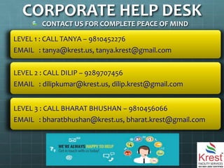 Krest Facility Services PPT | PDF