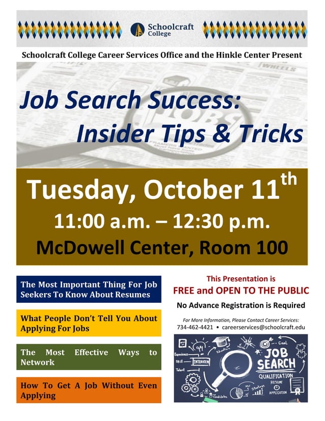 Brad Job Search Workshop Flyer | PDF