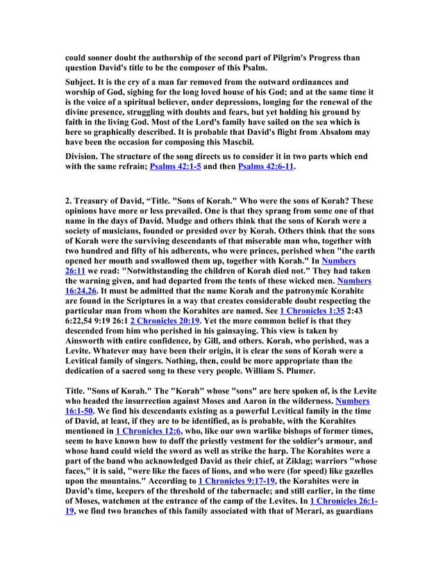 51822412 psalm-42-commentary | PDF