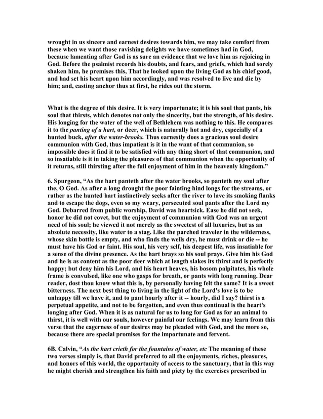 51822412 Psalm 42 commentary 51822412-psalm-42-commentary