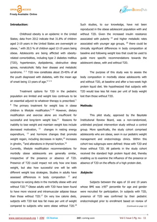 HPD study published article | PDF | Diabetes | Diseases and Conditions