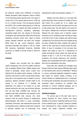 HPD study published article | PDF | Diabetes | Diseases and Conditions