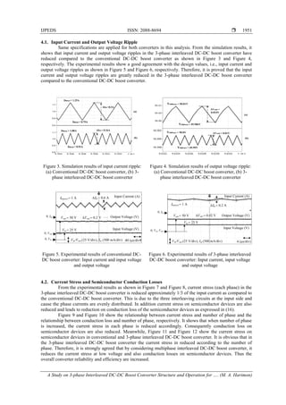 A Study on 3-phase Interleaved DC-DC Boost Converter Structure and Operation for Input Current ...