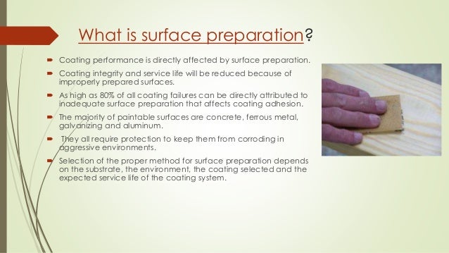 surface preparation