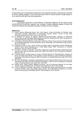 Squirrel cage induction motor scalar control constant V/F analysis | PDF