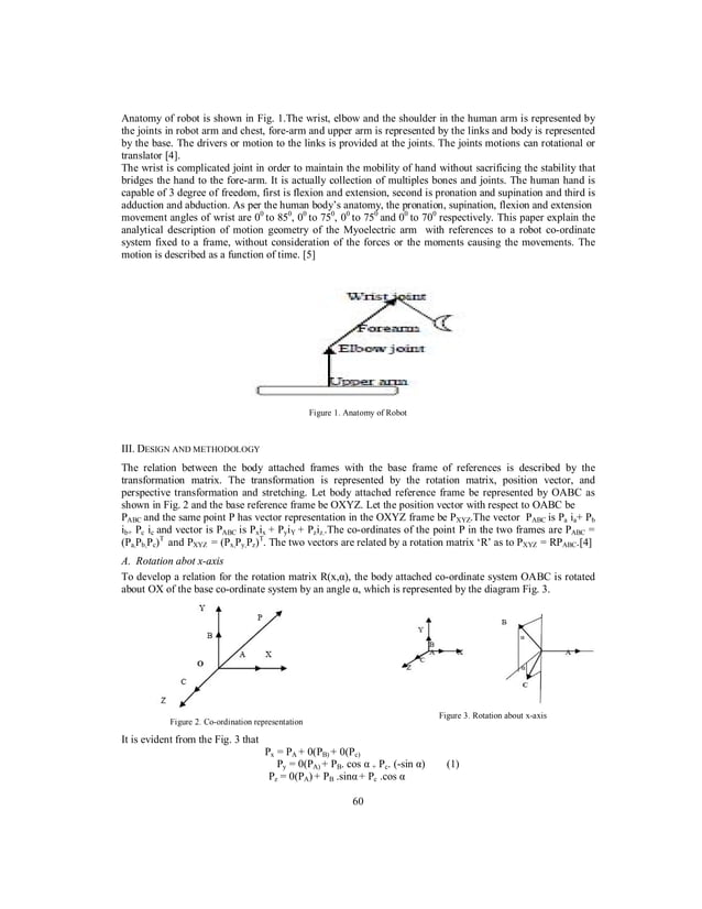 Myoelectric Prosthetic Arm Motion (Wrist/Hand) Control System | PDF