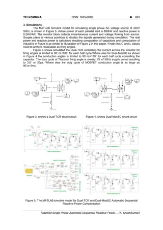 Fuzzified Single Phase Automatic Sequential Reactive Power Compensation with Minimized Switches ...