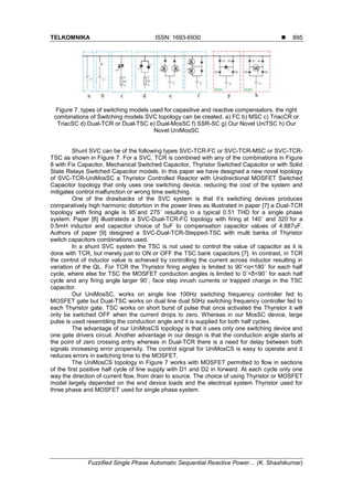 Fuzzified Single Phase Automatic Sequential Reactive Power Compensation with Minimized Switches ...