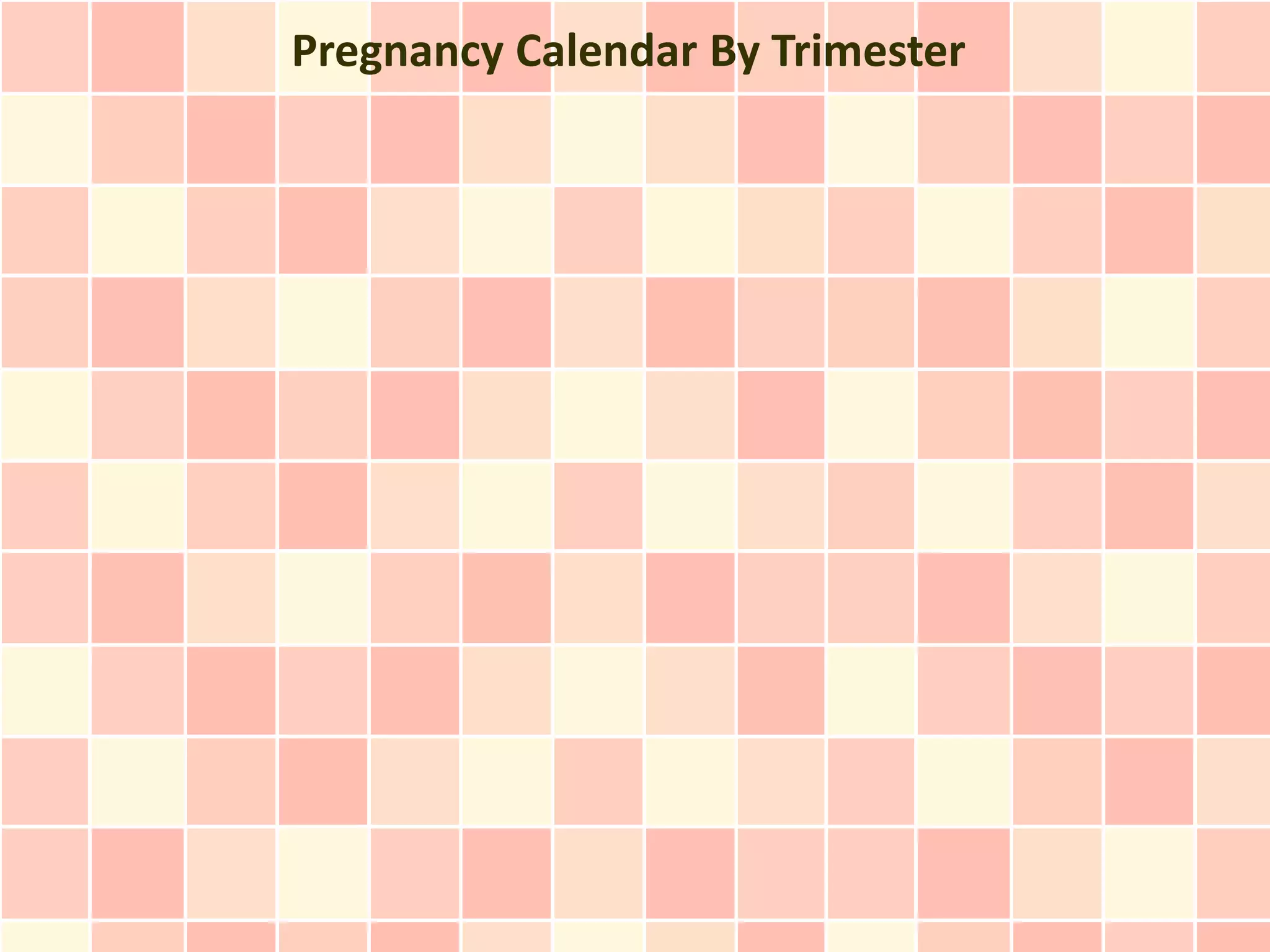 A Quick Overview Of your Pregnancy Calendar | PPTX