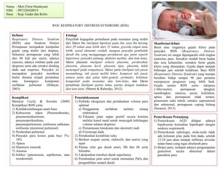 PATHWAY RDS PADA ANAK DI DI RUANGAN NICUUU | PPT