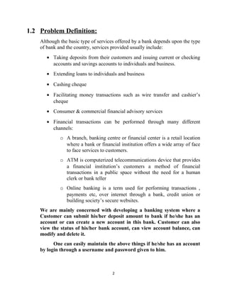 51955853 banking-system-documentation | PDF