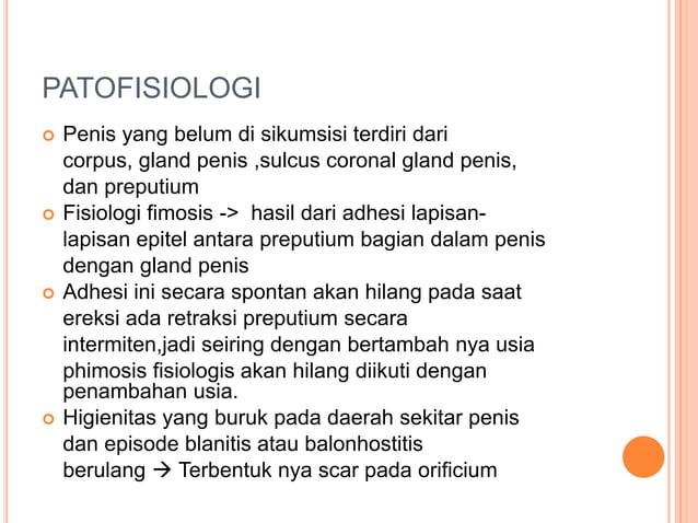 fimosis case report laporan kasus phimosis | PPTX