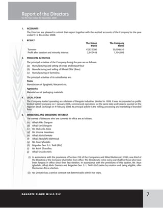 Dangote Flour Mills Annual Report-signed | PDF