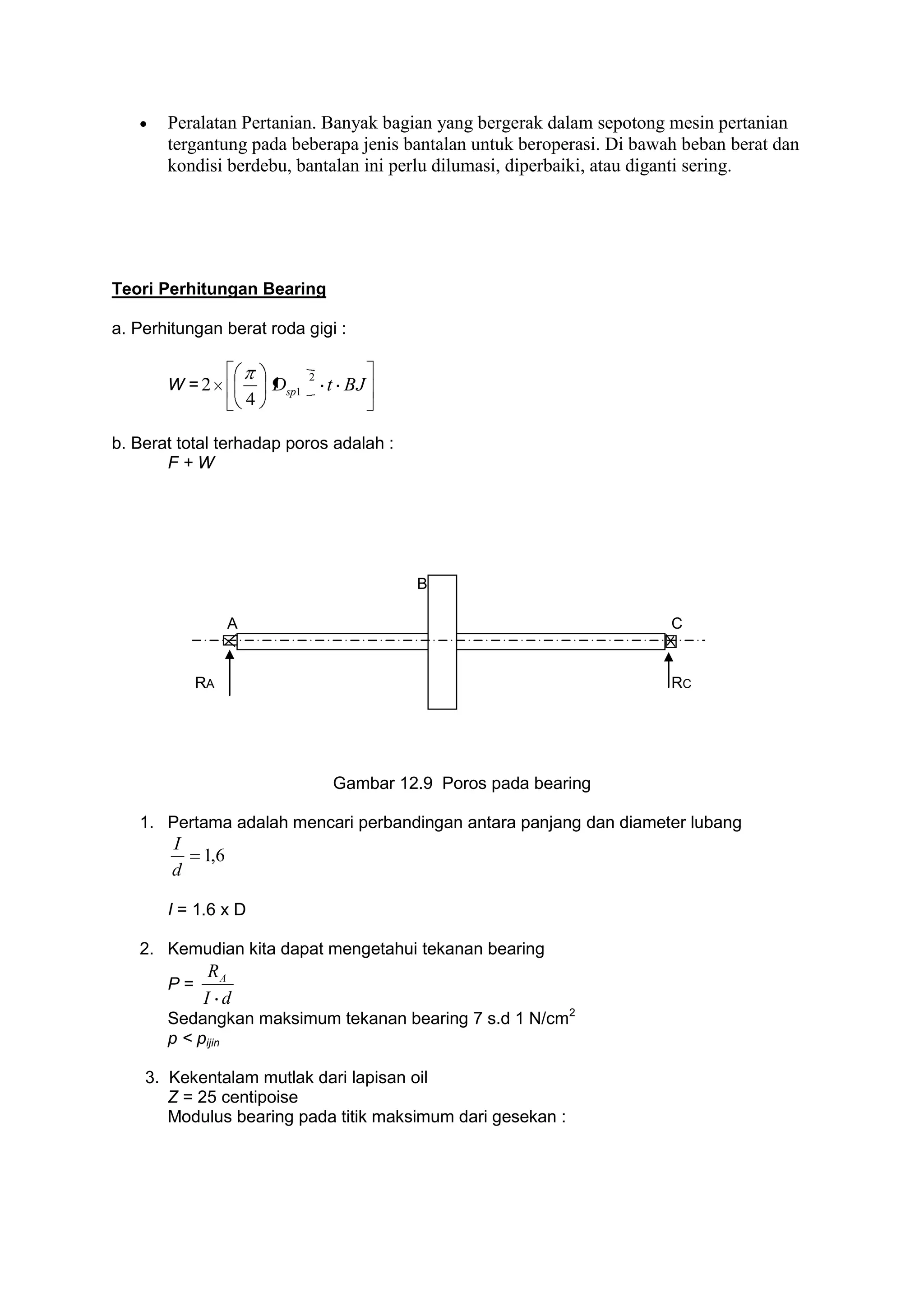 51998292 teori-perhitungan-bearing | DOCX