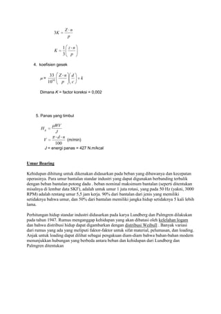 51998292 teori-perhitungan-bearing | DOCX