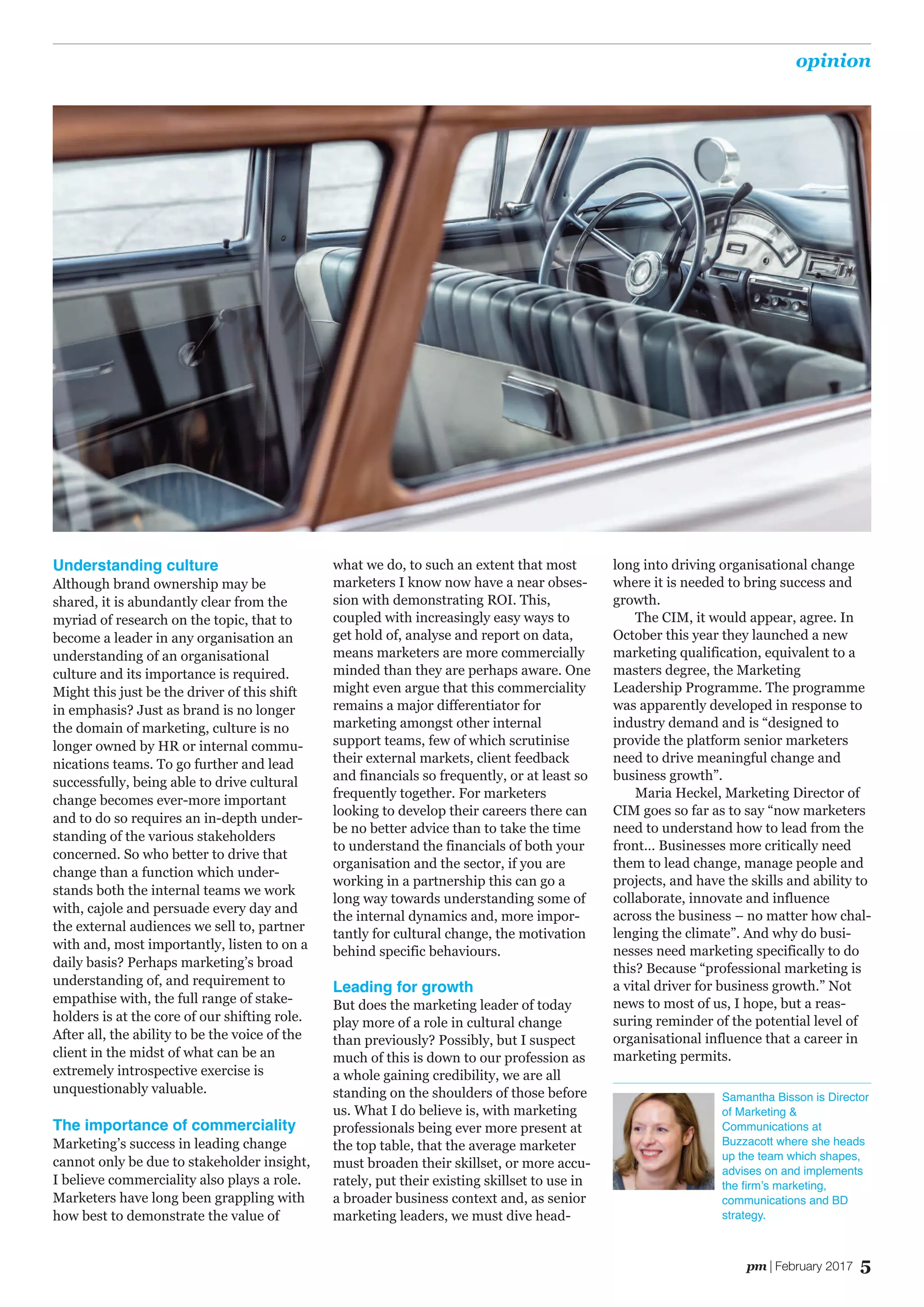 Who's driving the change_PMMagazineJan17 | PDF